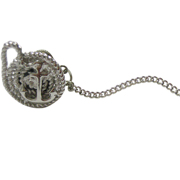Kiola Designs | Accessories | Nautical Rope And Anchor Tie Tack | Poshmark